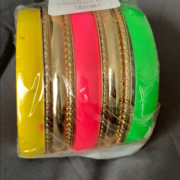 Jewelry | 2 For 15 Multicolor Bangle Set | Poshmark